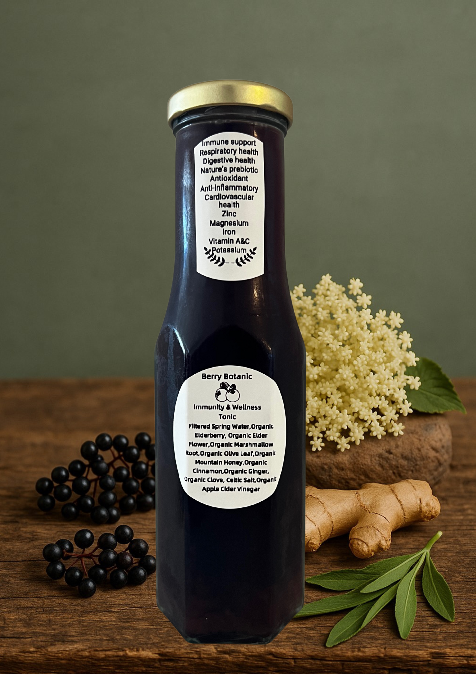 Organic Immunity & Wellness Tonic - 250ml - Or Subscribe & Save 10% ...